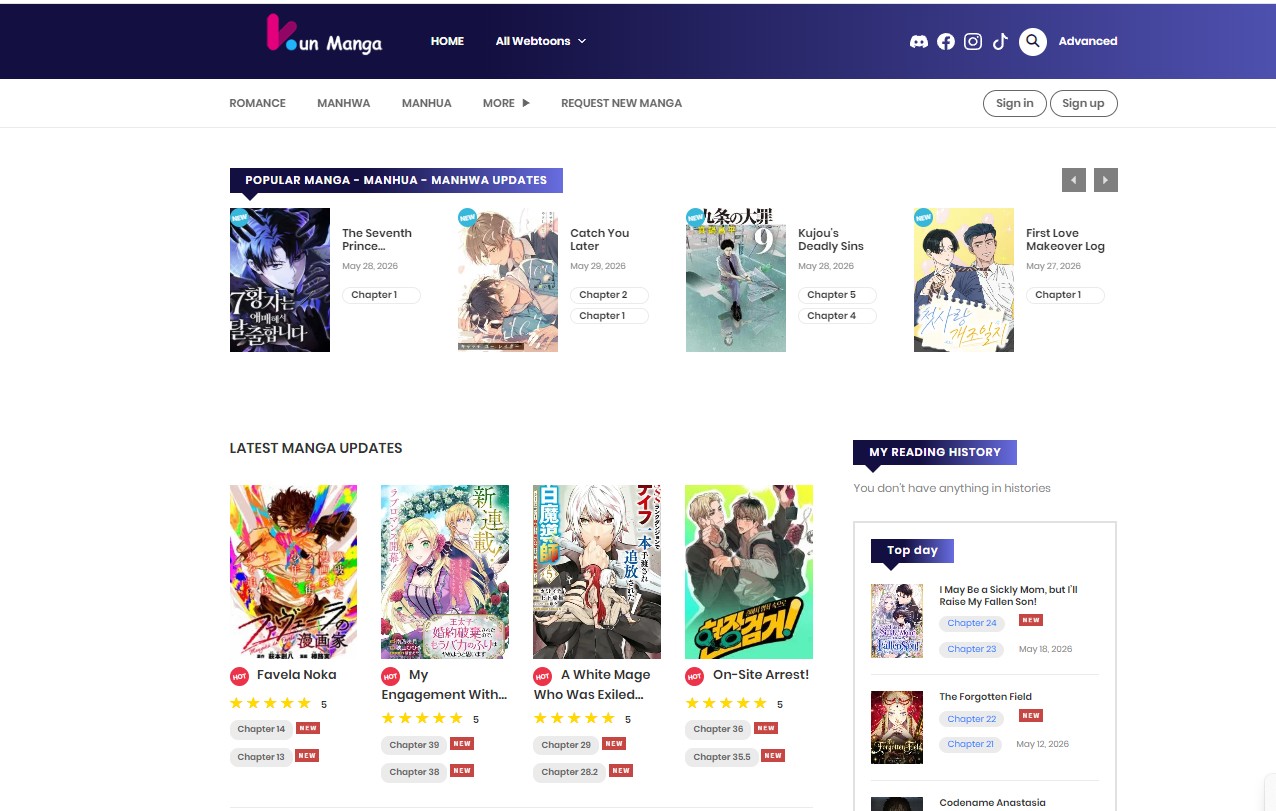 Is KunManga Down? Here’s What Manga Readers Are Saying - KunManga